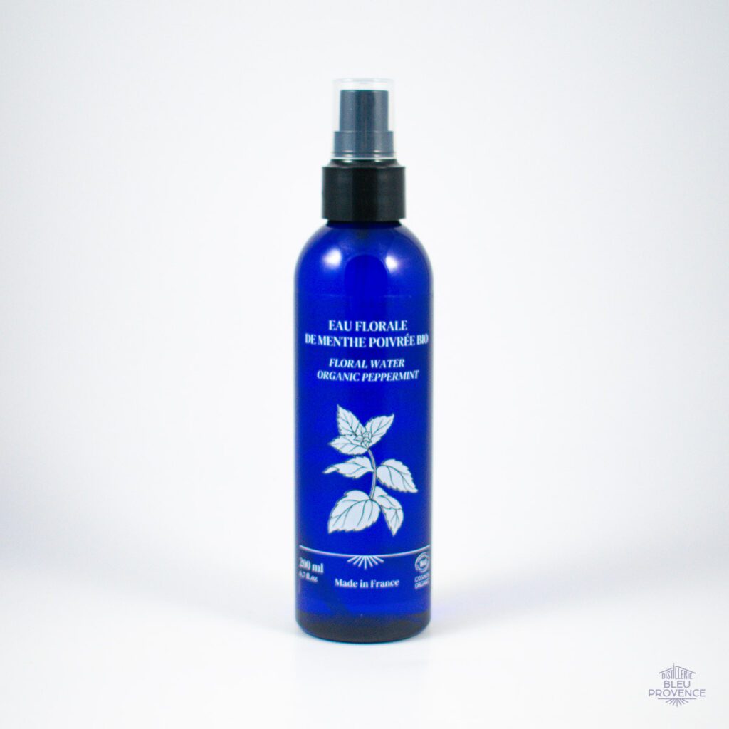 EAU FLORALE DE MENTHE POIVREE BIO - Distillerie Bleu Provence EAU FLORALE DE MENTHE POIVREE BIO - Distillerie Bleu Provence